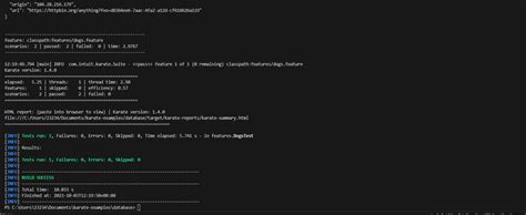 Java In A Karate Scenario Outline Test I Aim To Construct The Examples Using Query Results