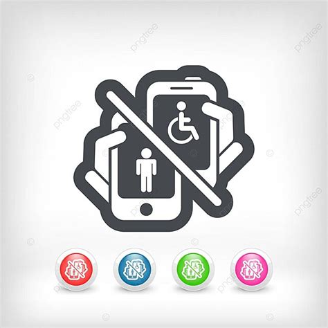 Disabled Social Network Linkage Link Handicap Vector Linkage Link
