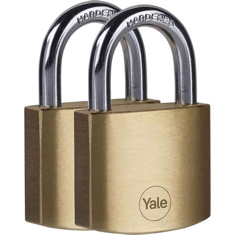 Yale Y110B 40 122 2 Lot De 2 Cadenas Laiton S Entrouvrant 40 Mm Anse