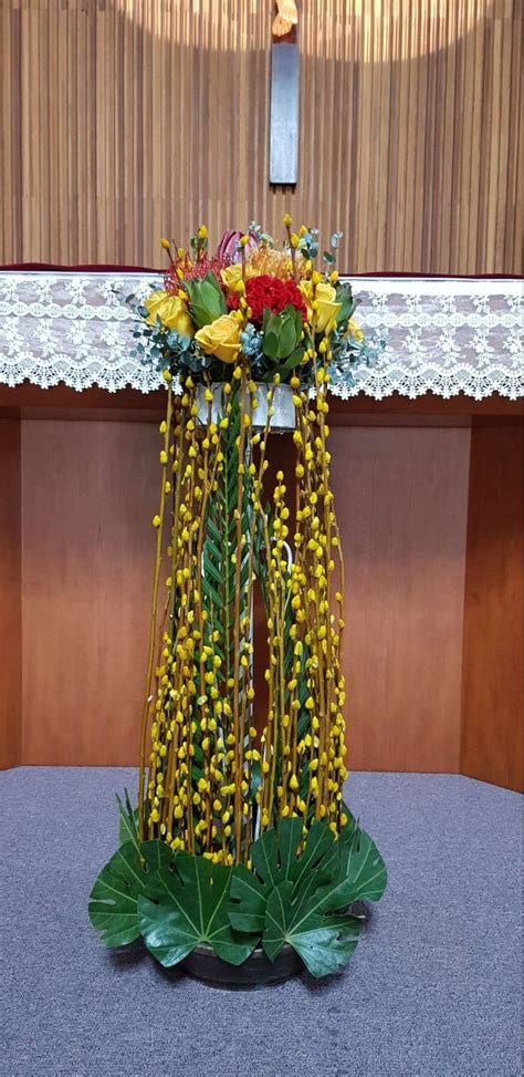 주님세례축일꽃꽂이 꽃꽂이 꽃 꽃꽂이 공예 아이디어