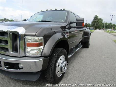 2008 Ford F 450 Super Duty Lariat Diesel 6 4 Turbo Dually 4x4 Crew Cab Lb