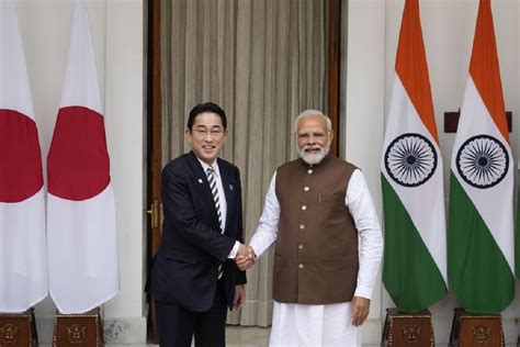 Japan Pm Fumio Kishida Meets With Indian Counterpart Narendra Modi