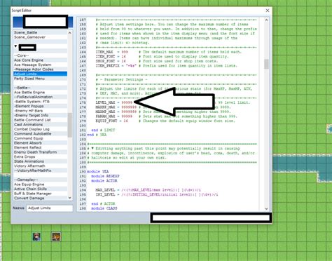 [vx ace]yanfly adjust limits notetag not working rpg maker forums