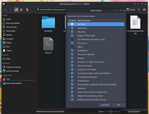 DICA Como Utilizar O Heroic Bash Launcher Para Criar Atalhos De