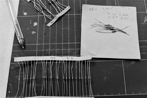 Soldering Of Electronic Circuits Stock Image Image Of Laboratory Innovation 231939443