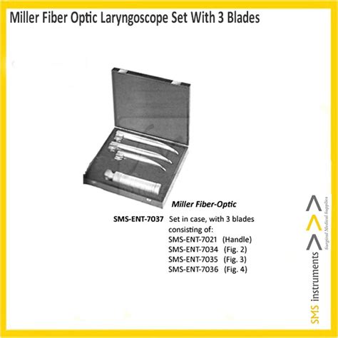 Miller Laryngoscope Blades Laryngology SMS Instruments Malaysia
