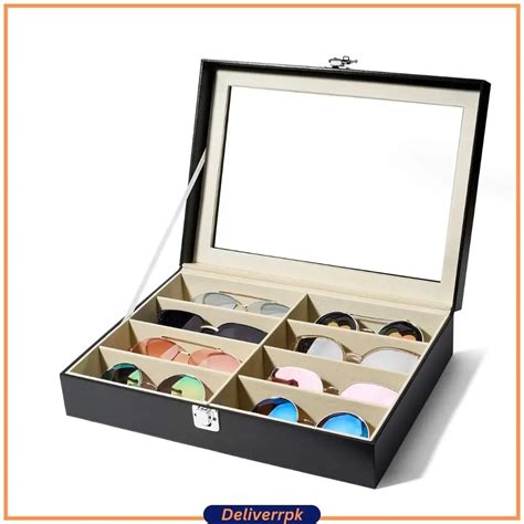 Sunglasses Storage Box8 Slot Deliverrpk