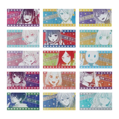 推しの子】』キャラクターズコレクションカード3枚入り （全5組／ランダム1組入り） Bd4 文具集英社ジャンプキャラクターズストア