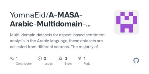 Github Yomnaeid A Masa Arabic Multidomain Aspect Based Sentiment Analysis Datasets Multi