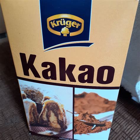 Krüger Kakao schwach entölt Kalorien Backzutaten Fddb