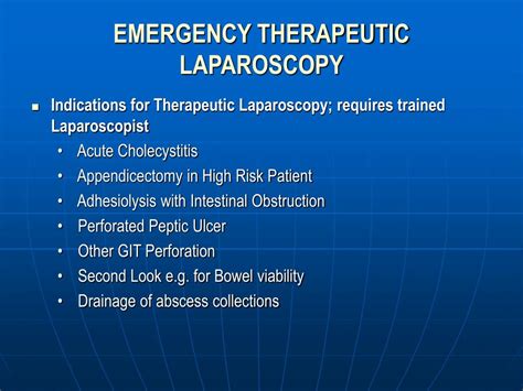 Ppt Acute Abdomen And Role Of Laparoscopy Powerpoint Presentation
