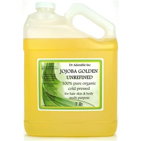 Dr Adorable 100 Pure Jojoba Oil Unrefined Organic Cold Pressed