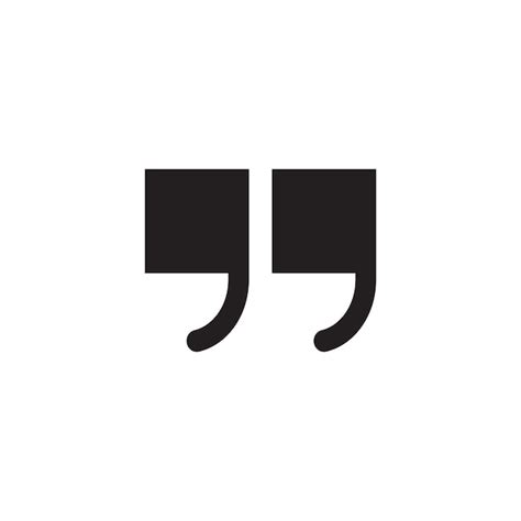 Premium Vector Print Quotes Marks Quotation Marking Quote Mark Comma