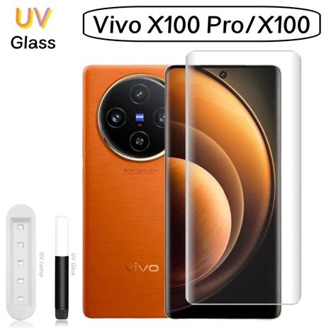 Uv Hd Curved Full Glue Tempered Glass For Vivo V30 5g V30 Pro X100 X100