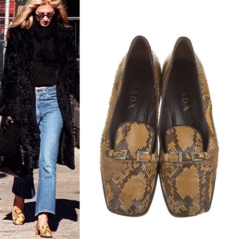 Carolyn Bessette Python Loafers Carolyn Bessette Kennedy Style