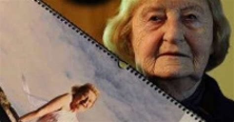 The 89 Year Old Grandmother Poses For A Calendar Telegraph Telegraph