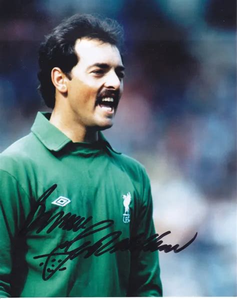 Liverpool Fc Legendary Goalkeeper Bruce Grobbelaar Signed Photo £2000