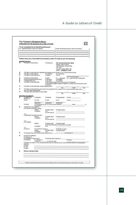 Import Export Guide Letter Of Credit
