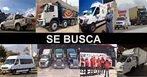Convocatoria De Trabajo Para Conductores Y O Choferes