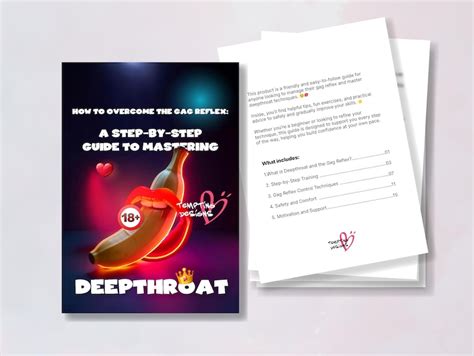 Overcome Gag Reflex Guide Deepthroat Training Step By Step Deep Throat Practice Tips Oral