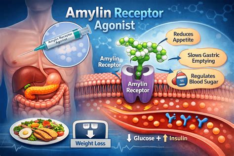 Amylin Receptor Agonist Complete Guide To Weight Loss Peptides Seekpeptides