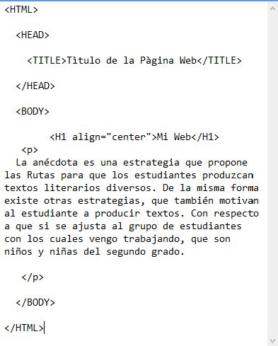 Cómo hacer una página html en bloc de notas Tecpro Digital