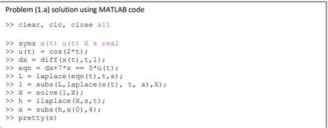 solved 1 solve the following deferential equations using