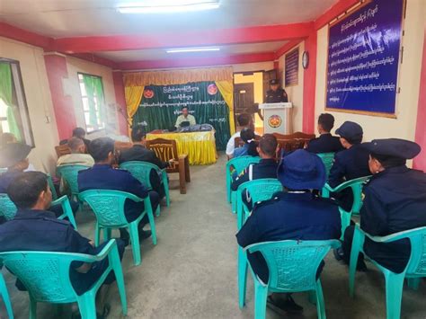 သထုံမြို့၌ အရန်မီးသတ်တပ်ဖွဲ့ဝင်များလေ့ကျင့်ရေး မွမ်းမံ သင်တန်းဖွင့်ပွဲ