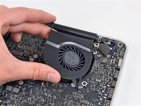 MacBook Pro 15 Unibody Mid 2012 Left Fan Replacement IFixit Repair Guide