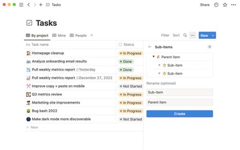 Notion使用教程36：notion Sub Items Dependencies子任务依赖项 知乎