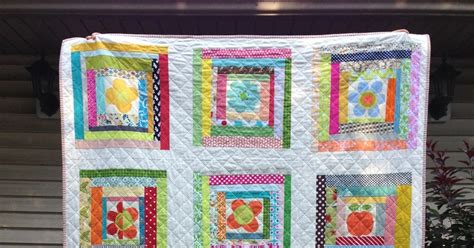 Crazy Mom Quilts Wonky Log Cabin Quilt
