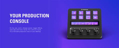 Elgato USB C Stream Deck Plus Audio Mixer Production Console