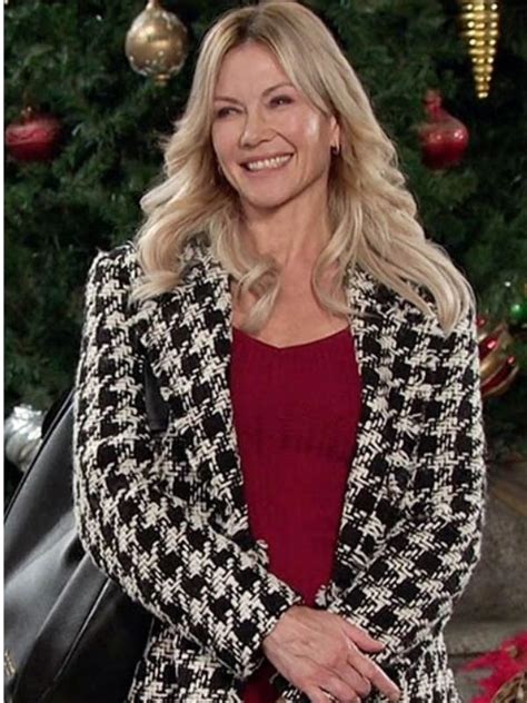 Kristen Dimera Days Of Our Lives 2022 Houndstooth Coat
