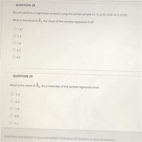 Solved Question 28 We Will Perform A Regression Analysis