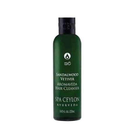 Spa Ceylon Ayurveda Hair Cleanser Sandalwood Vetiver 250ml Shopee