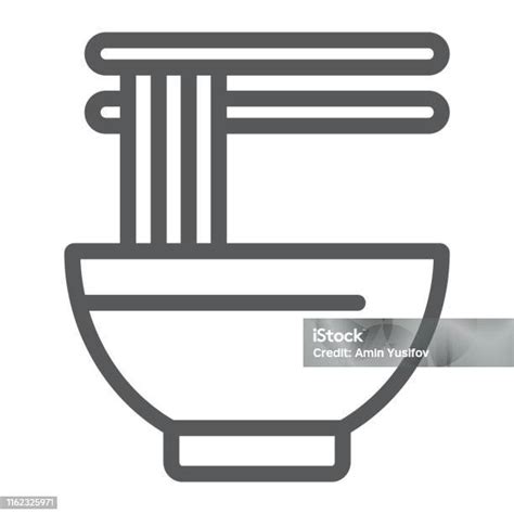 拉麵線圖示亞洲和食品麵條符號向量圖形白色背景上的線性圖案向量圖形及更多10號圖片 10號 中國 互聯網 Istock