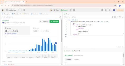 Vignesh N On Linkedin Python Leetcode Codingchallenge Continuouslearning Problemsolving
