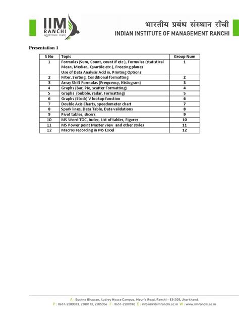 Excel Outline 2016 18 Pdf Teaching Methods And Materials