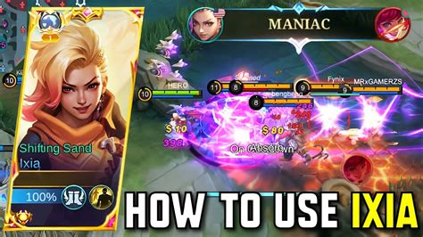 How To Use IXIA Like A Pro Ixia Best Build 2023 MLBB YouTube