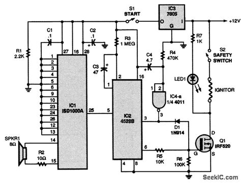Rocket Launcher Igniter Circuit Basic Circuit Circuit Diagram