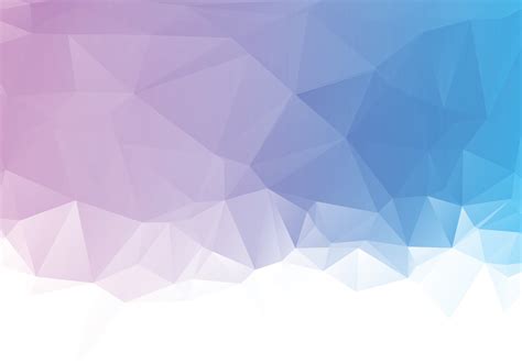 Abstract Colorful Low Poly Geometric Shapes Background Vector