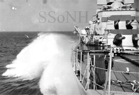 A Photo Of Heavy Cruiser Prinz Eugen Taken During A Shakedown Cruise