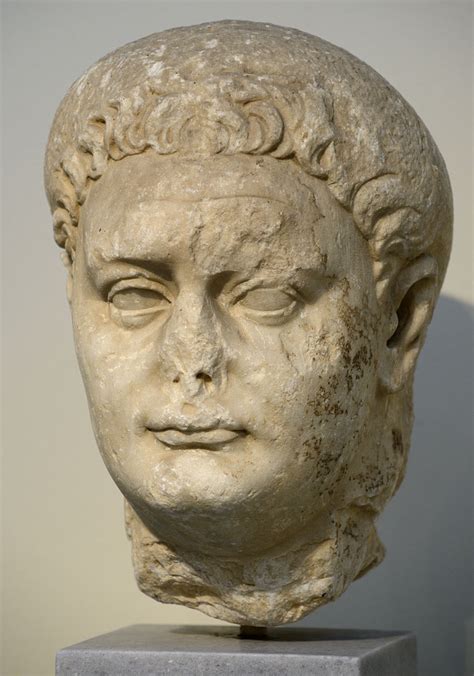 Portrait Head Of Domitian Athens National Archaeological Museum