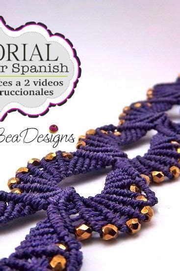 Esquema En Espa Ol Con Videos Cortos Shells Micro Macrame Bracelet