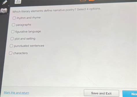Which Literary Elements Define Narrative Studyx