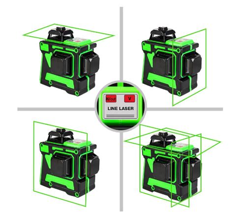 Buy Lines D Self Leveling Horizontal And Vertical Cross Super Powerful Green Laser Beam