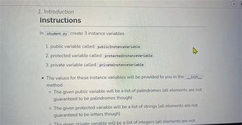Solved Ln Create 3 Instance Variables 1 Public Variable