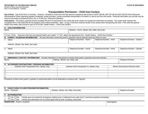Form Dcf F Cfs 0056 ≡ Fill Out Printable Pdf Forms Online
