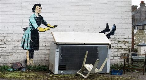 Banksys Nya Konstverk Flyttas Till Nöjespark Konstguiden