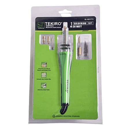 Jual Solder Multifungsi TEKIRO 30 Watt Soldering Solder Listrik TEKIRO